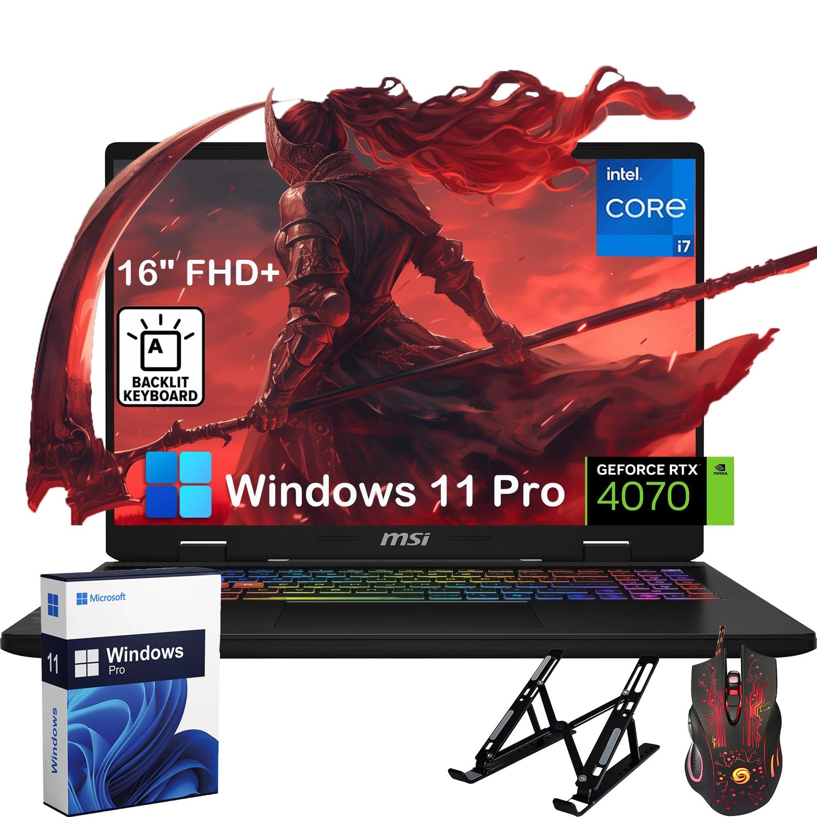 MSI Titan 18 HX 1 120Hz MiniLED UHD+ Gaming Laptop: Intel Core i9-14900HX, NVID - Computers ...