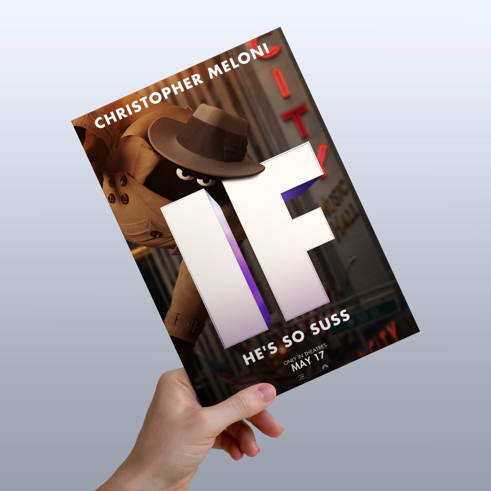 Cosmo IF movie poster - Christopher Meloni IMAGINARY FRIENDS 2024 Wall ...