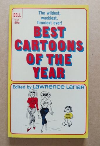 1968 Best Cartoons of the Year by Lariar Dell PB 0504 Illustrated ...