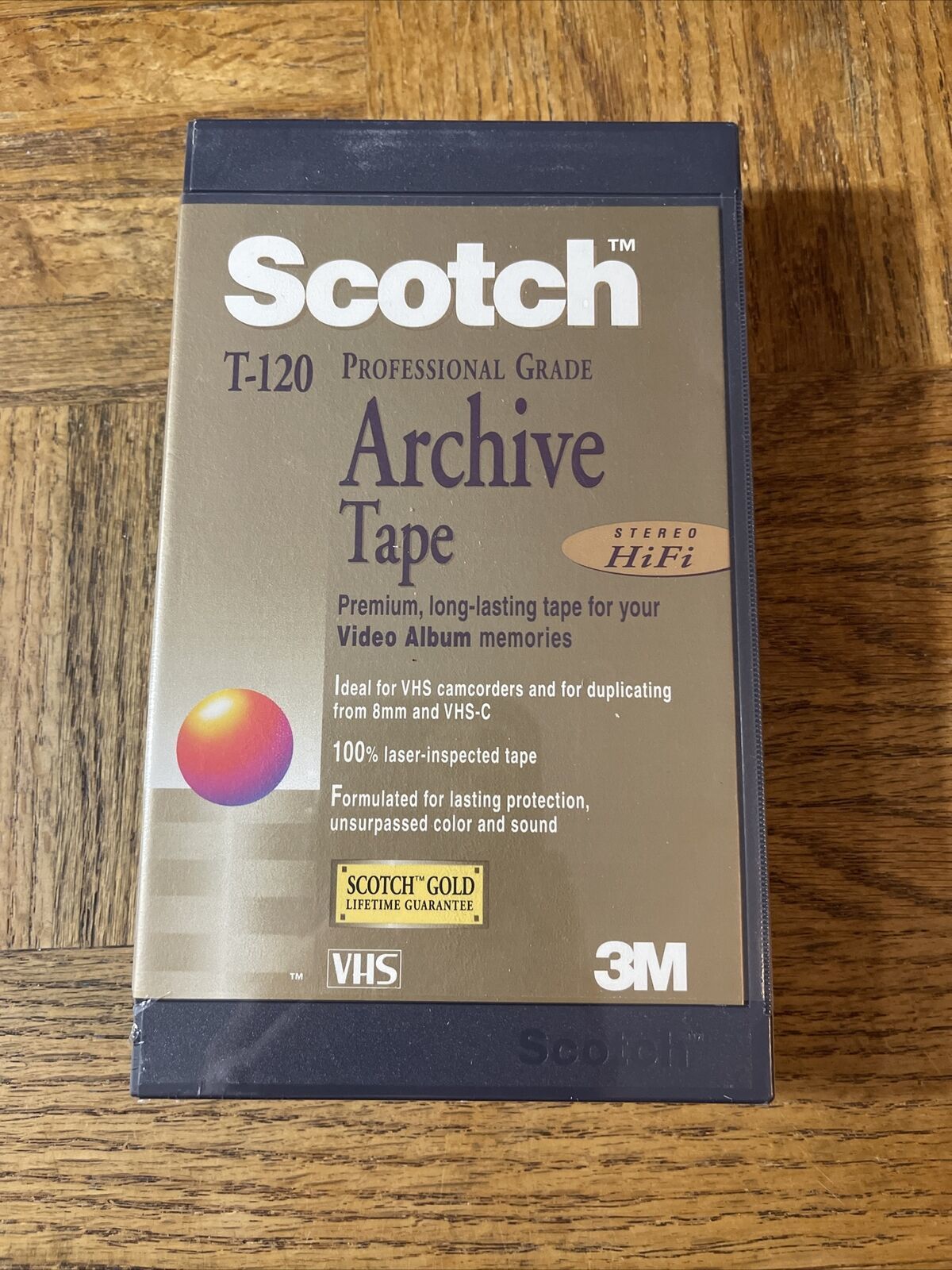 Scotch T-120 Vhs Archive Tape Brand New-Very and 50 similar items