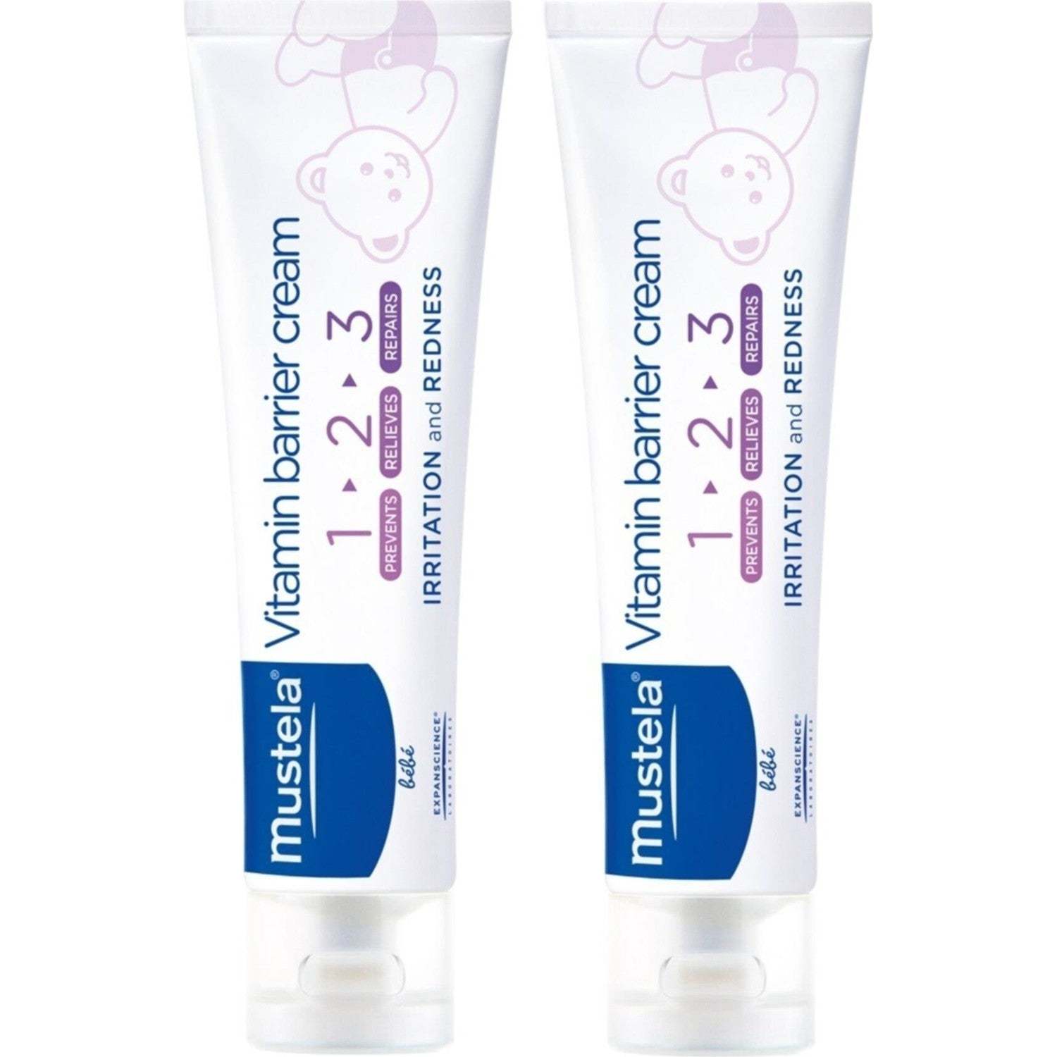 Mustela Vitamin Barrier Cream 2 pack - Health & Beauty