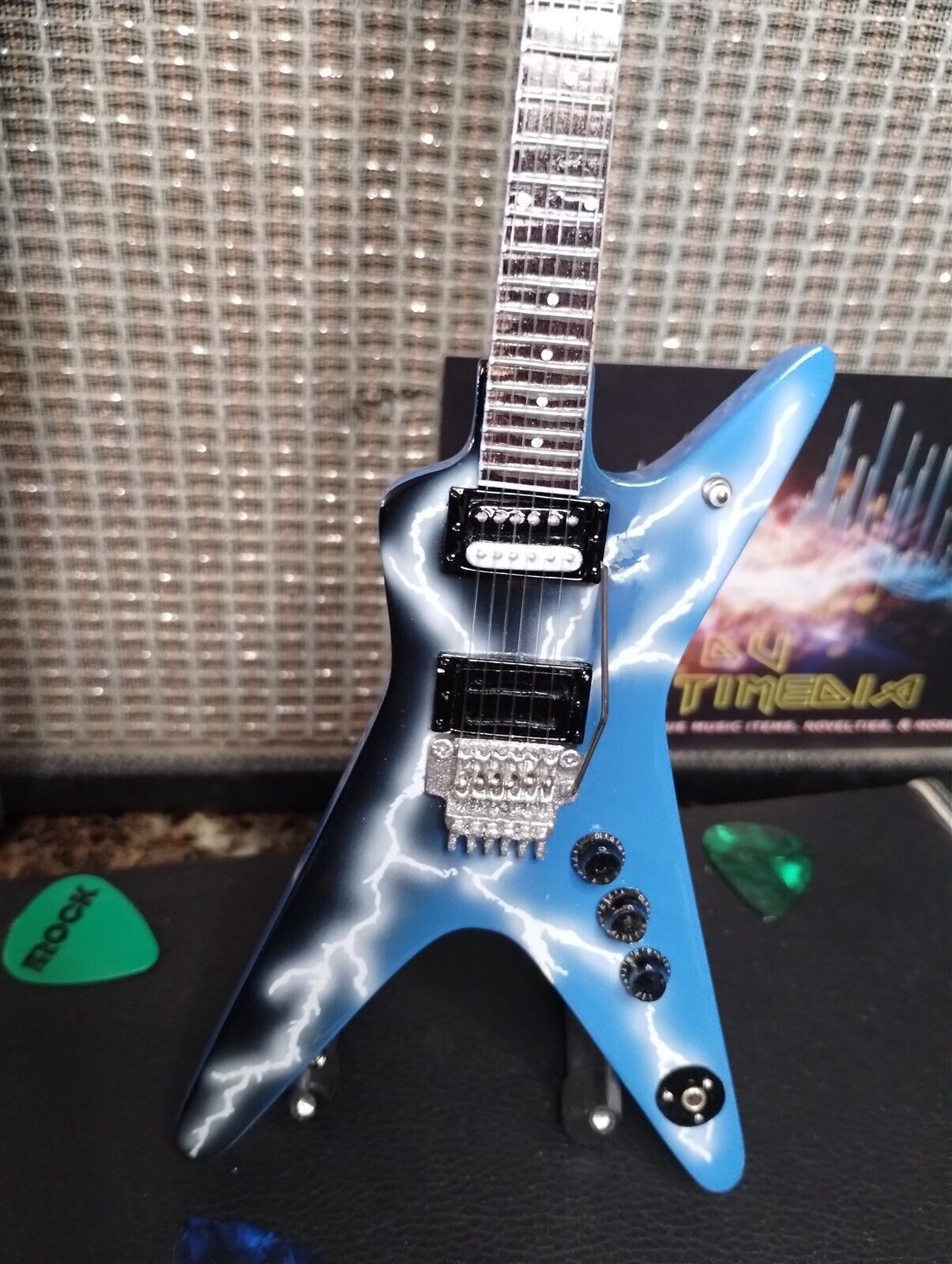 DIMEBAG DARRELL (PANTERA) From Hell Bolt 1:4 Scale Replica Guitar ~Axe ...