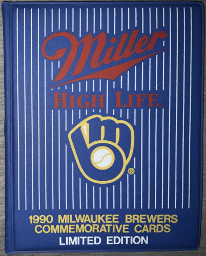 Milwaukee Brewers Commemorative Cards (Miller High Life, 1990) Limited ...