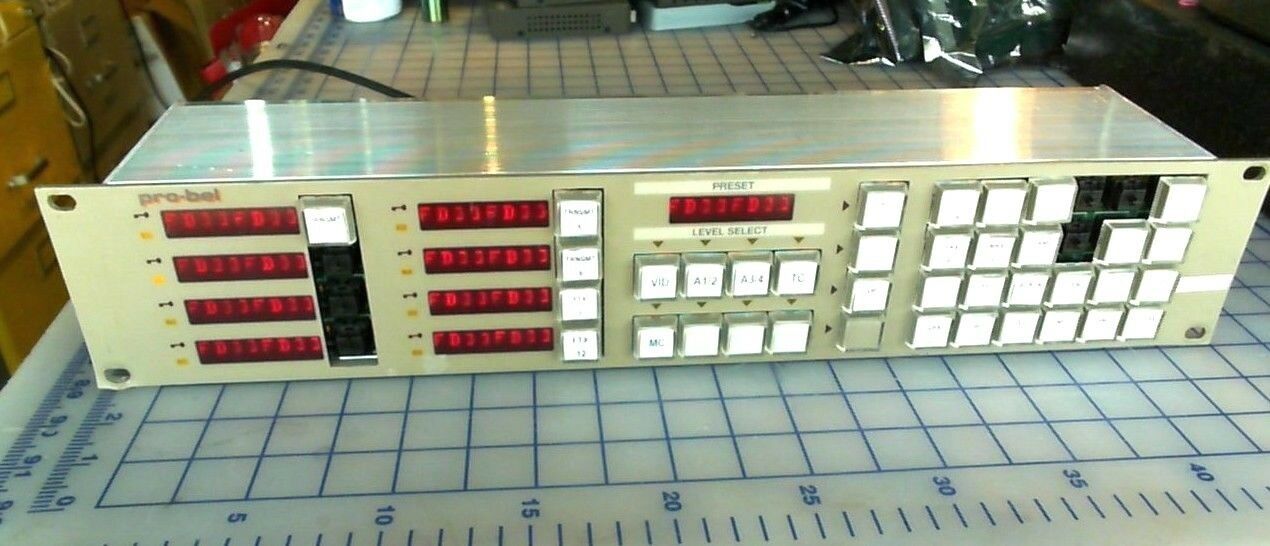 PRO-BEL 6276/6277 2U X-Y MULTIBUS ROUTER CONTROL PANEL - Other ...