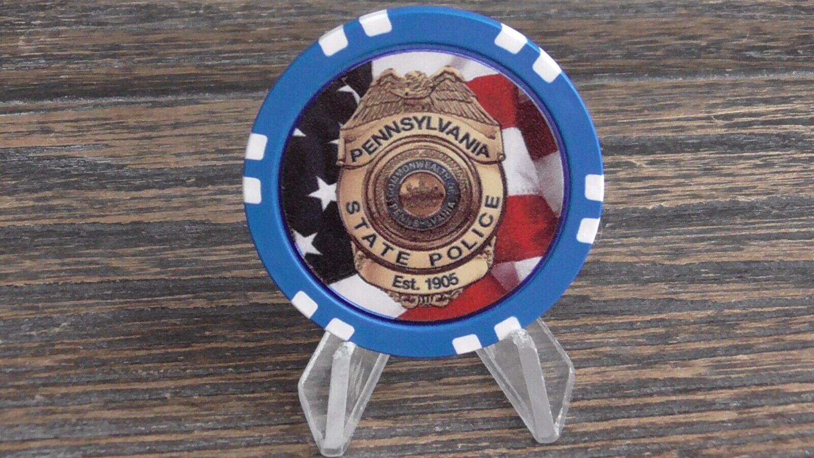 Pennsylvania State Police Ceramic Challenge Coin #452X - Challenge Coins