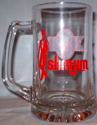 Slim Jim Glass Mug Super Bowl XXVI 1991 - Promo Glasses