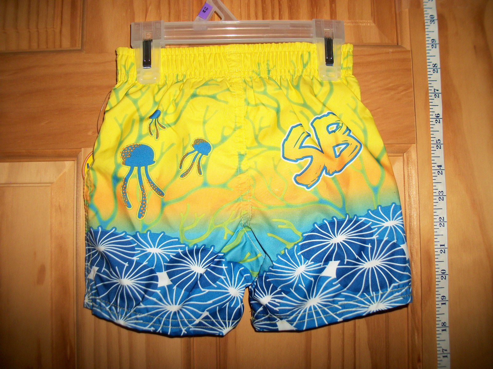 SpongeBob Baby Clothes 12M Sponge Bob Face Swim Suit Trunks Boy Bathing ...