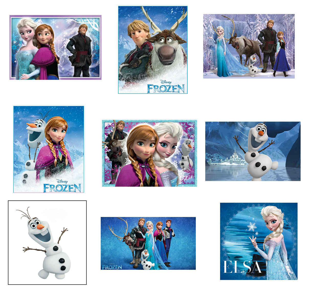 9 Disney Frozen Stickers, Party Supplies, and 10 similar items