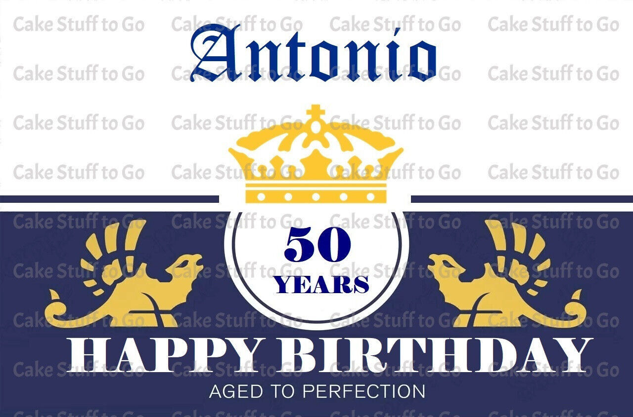 Corona Label Edible Cake Topper Decoration - Cake Toppers