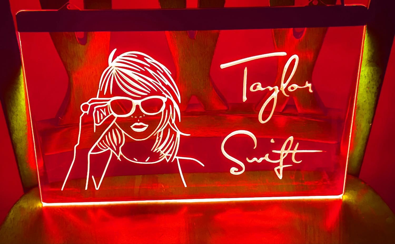 Taylor Swift LED Neon Sign Hang Wall Decor, Room, Lights Art Décor ...