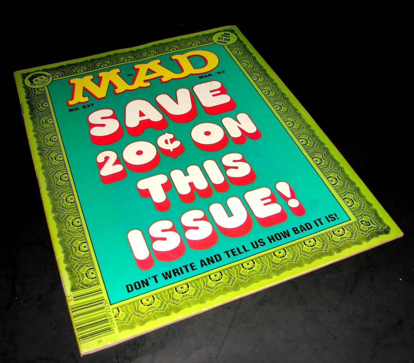MAD Magazine 237 March 1983 VERY GOOD Alfred E Neuman SAVE 20 ISSUE ...