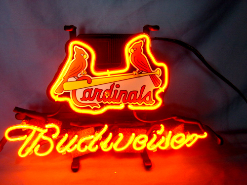 MLB St Louis Cardinals Budweiser Neon Light Sign 13" x 8" - Other ...