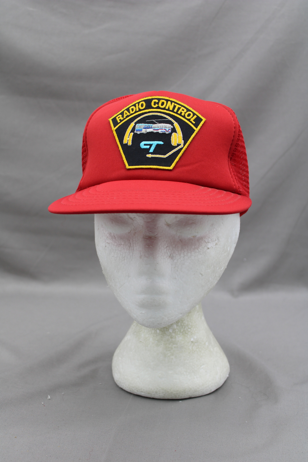 Vintage Patched Trucker Hat - C Train Radio Control - Adult Snapback ...