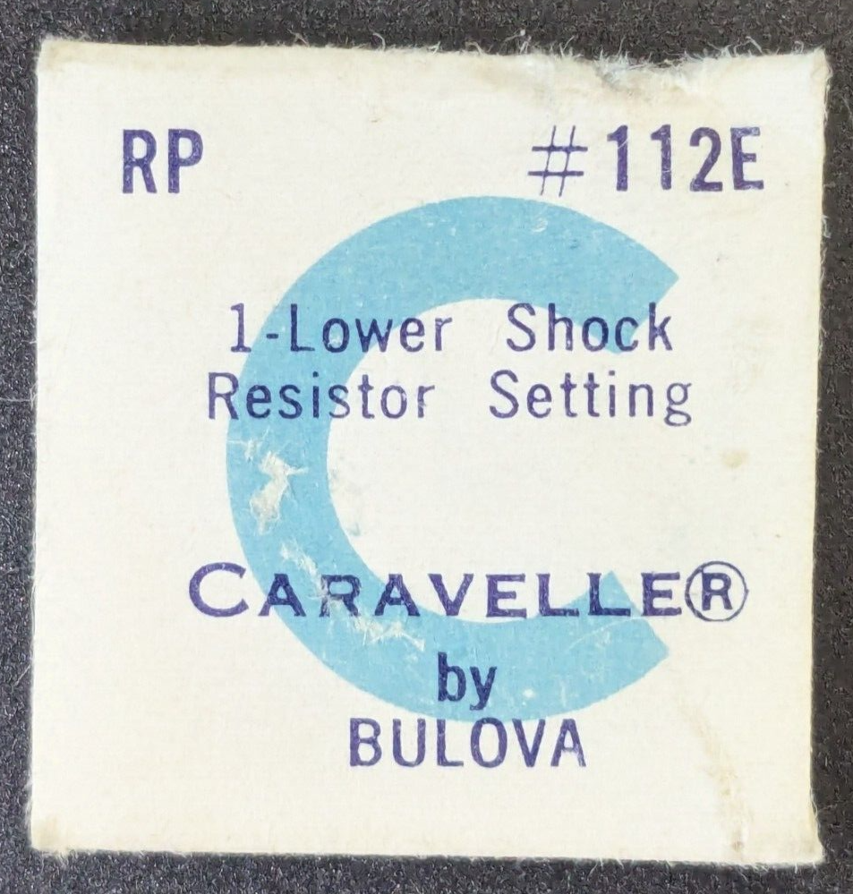 NOS Genuine BULOVA CARAVELLE RP WATCH LOWER SHOCK SETTING - PART# 112E ...