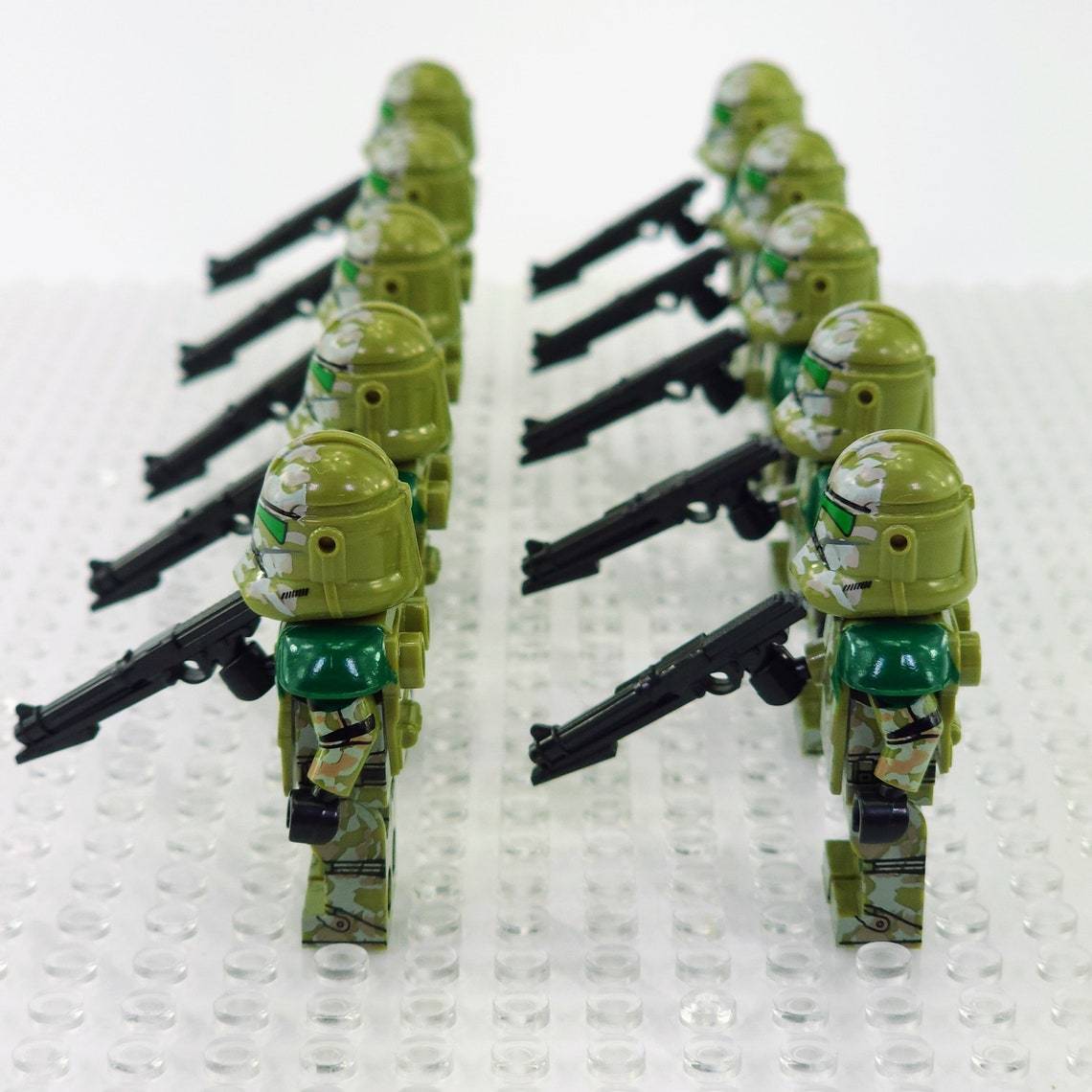 Star Wars 41st Elite Corps 41st Ranger Platoon Custom Minifigure Sets ...