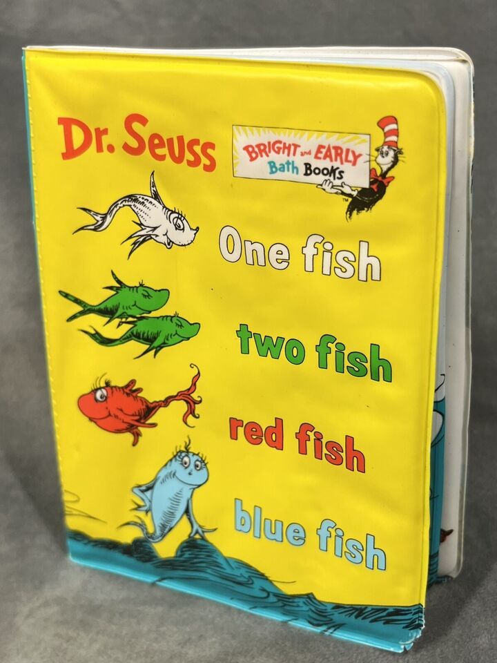 Dr. Seuss Vinyl Bath Book - One Fish, Two Fish, Red Fish, Blue Fish ...