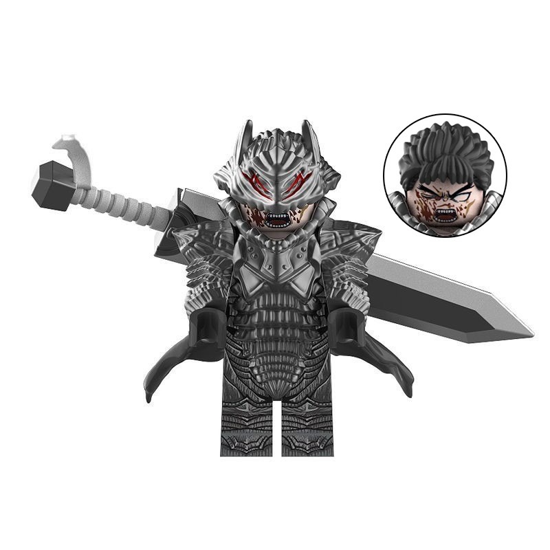 Berserk Guts Berserker Armor Minifigures Building Toys - Building Toy ...
