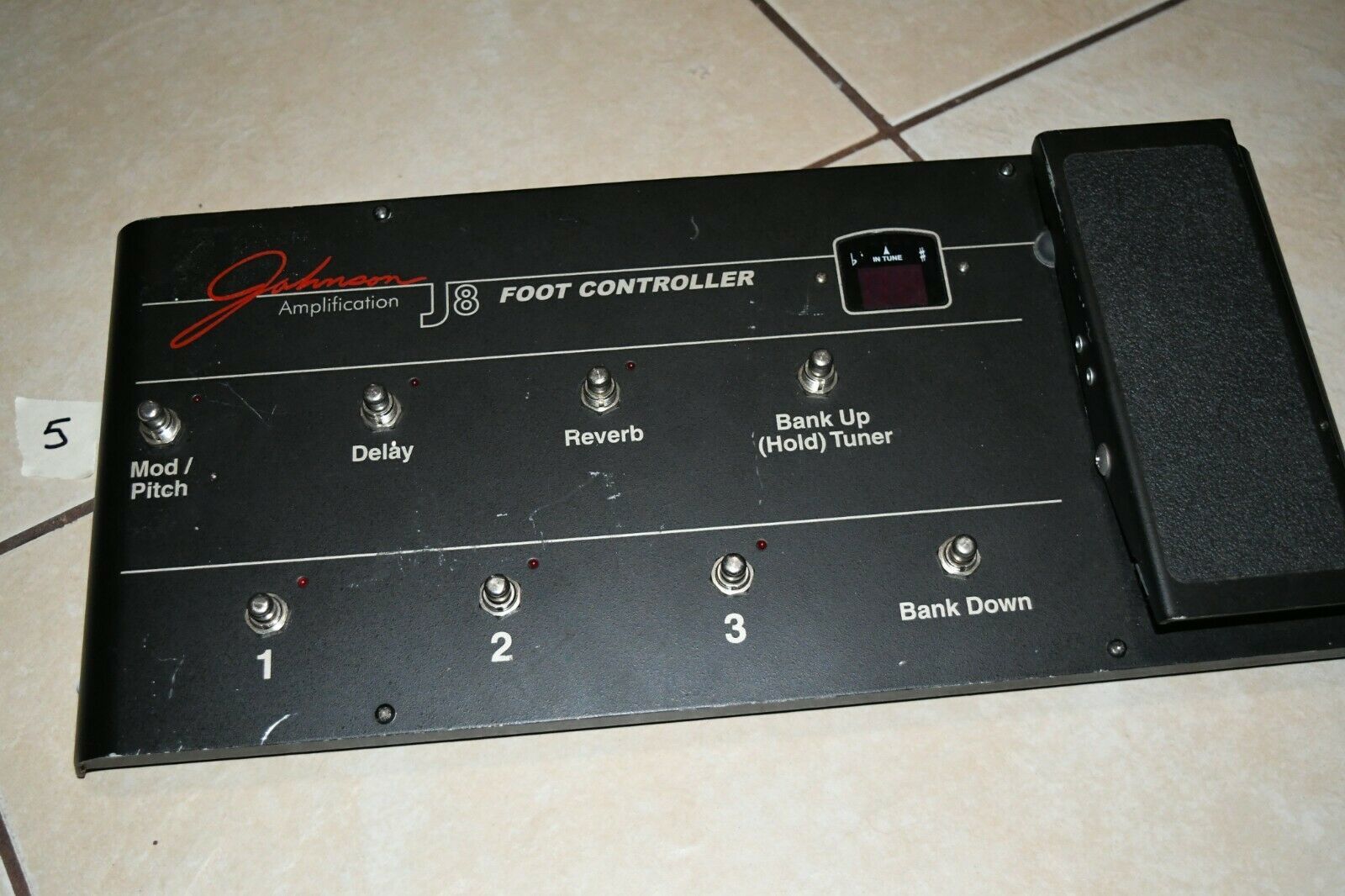 Johnson J8 foot controller no ac plug or cables #5 515B Rare - Vintage ...