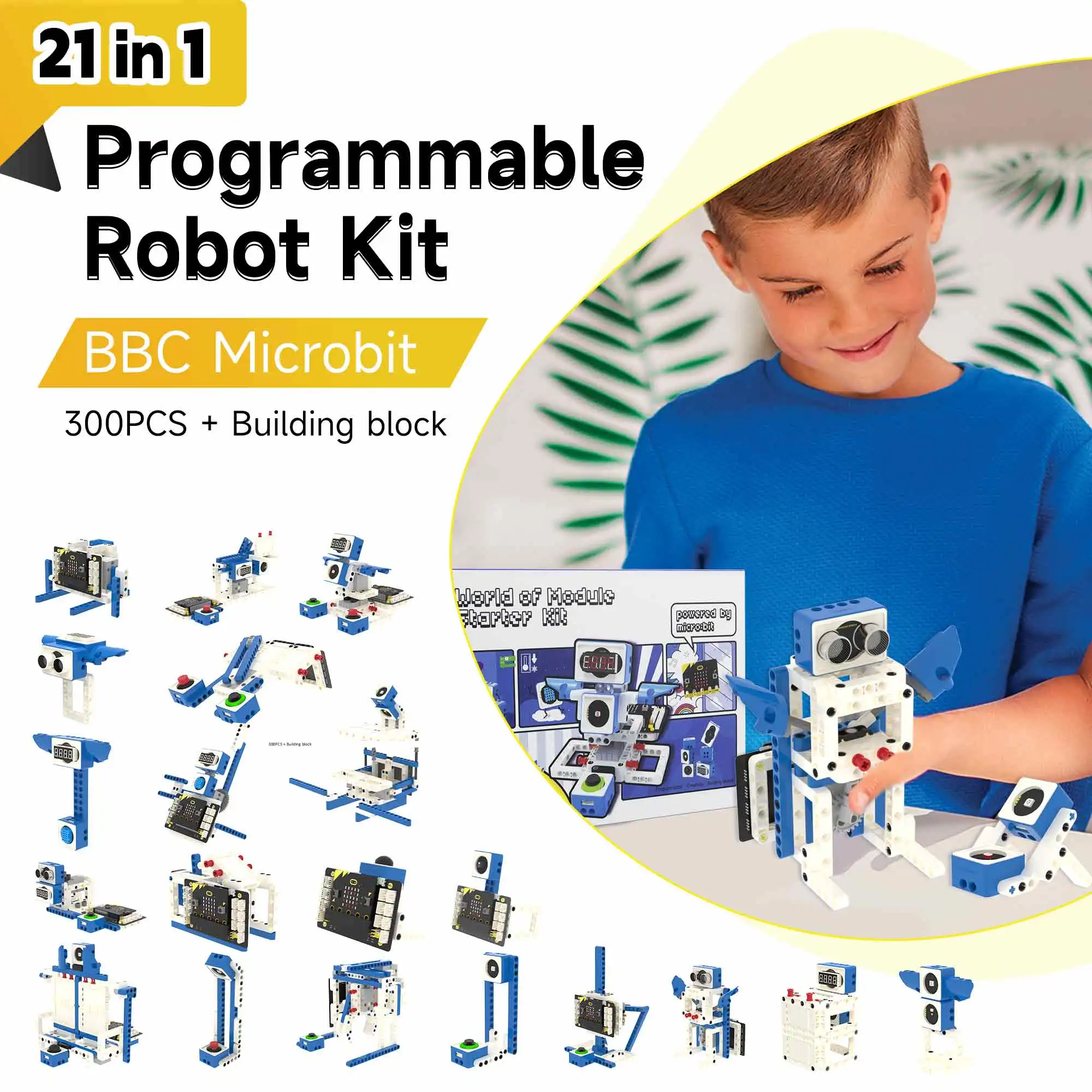 Yahboom 21 in 1 Microbit V2 Robotics Kit DIY Electronic Sensor Kit ... Yahboom 21 in 1 Microbit V2 Robotics Kit DIY Electronic Sensor Kit ...
