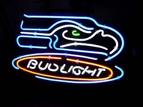 NFL Seattle Seahawks Neon Light Sign 16" x 14" - Other Collectible Lighting