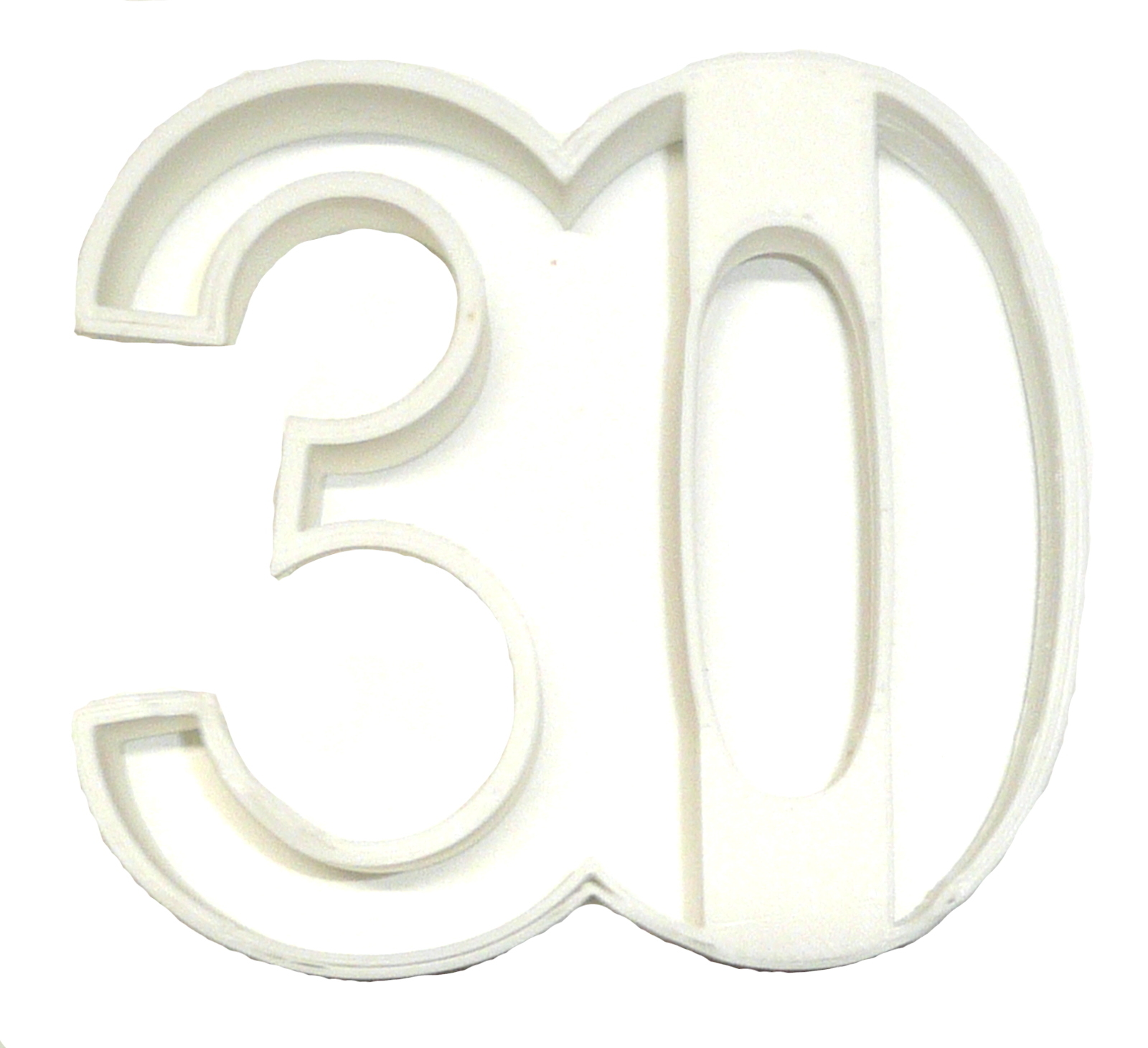 Number 30 Thirty Birthday Anniversary Cookie Cutter Made in USA PR108 ...