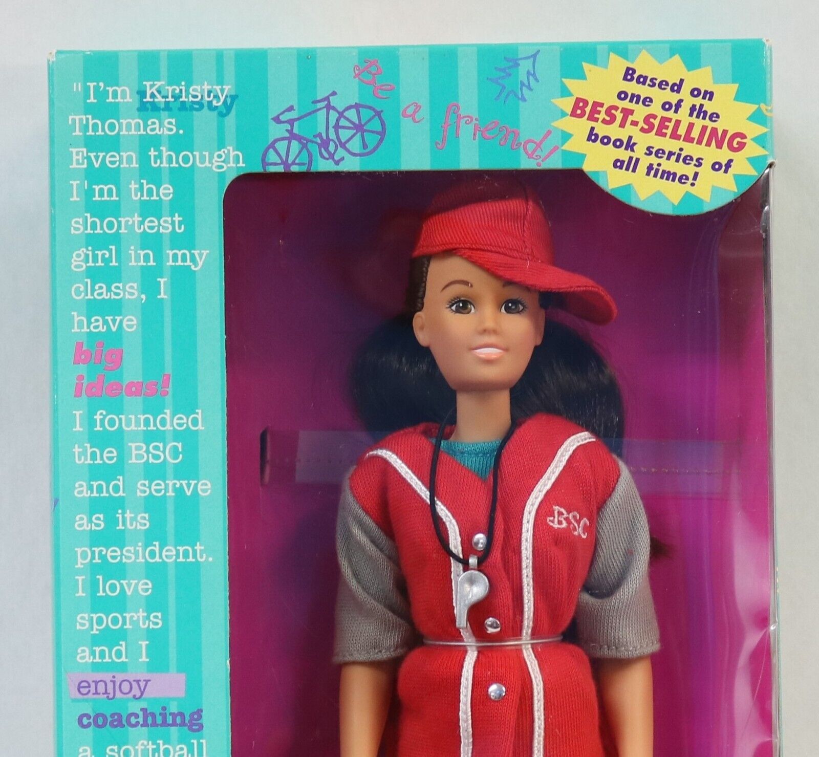 The Babysitters Club Doll Kristy Thomas Scholastic 1998 Kenner NRFB ...