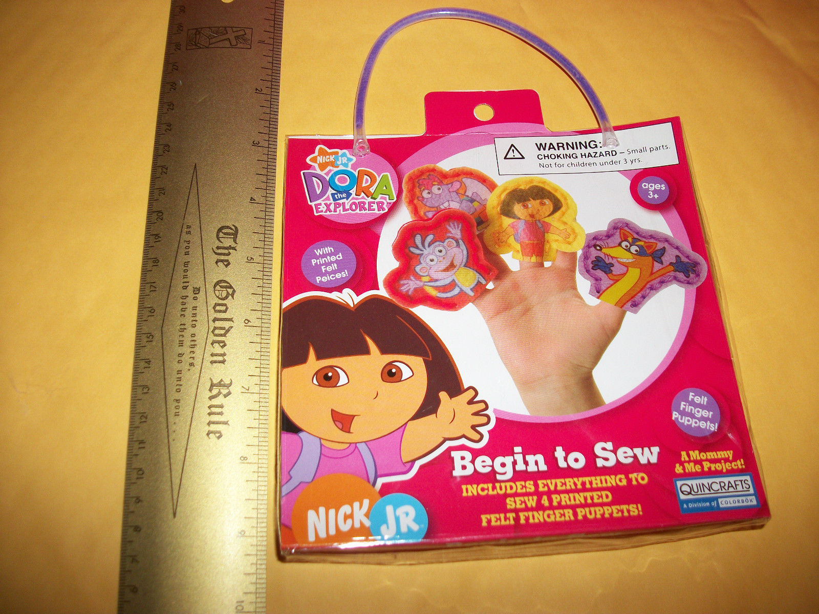 Dora The Explorer Thread Craft Kit Begin To Sew Nick Nickelodeon Finger ...