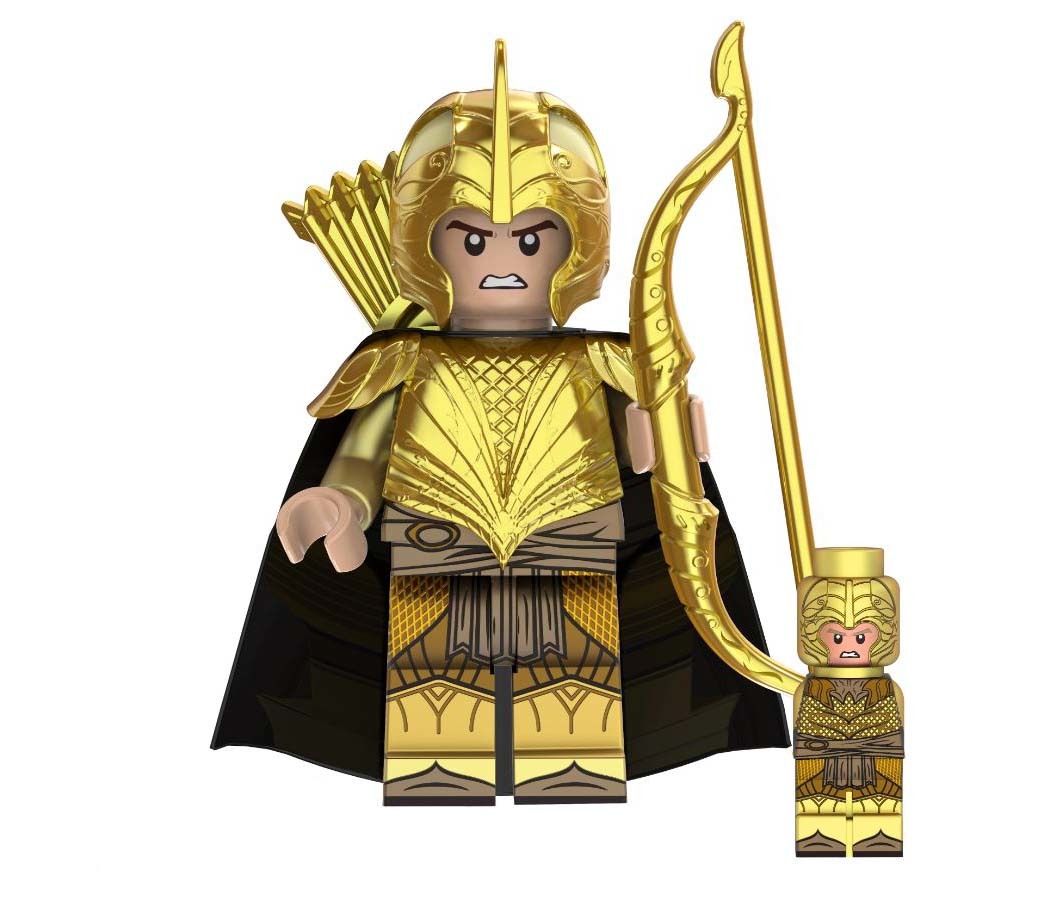 NWTOYS Golden Elven Archer LOTR Lord of the Rings Hobbit Custom ...