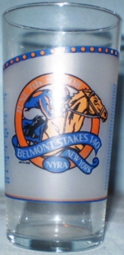 Belmont Stakes Glass 2008 - Promo Glasses