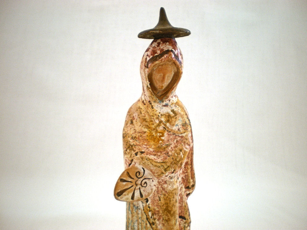 Tanagra Figurine.Woman Figure,Greek and similar items