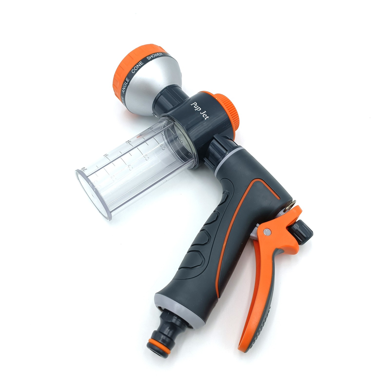 Pup Jet Pet grooming device comprising a sprayer nozzle and an ...