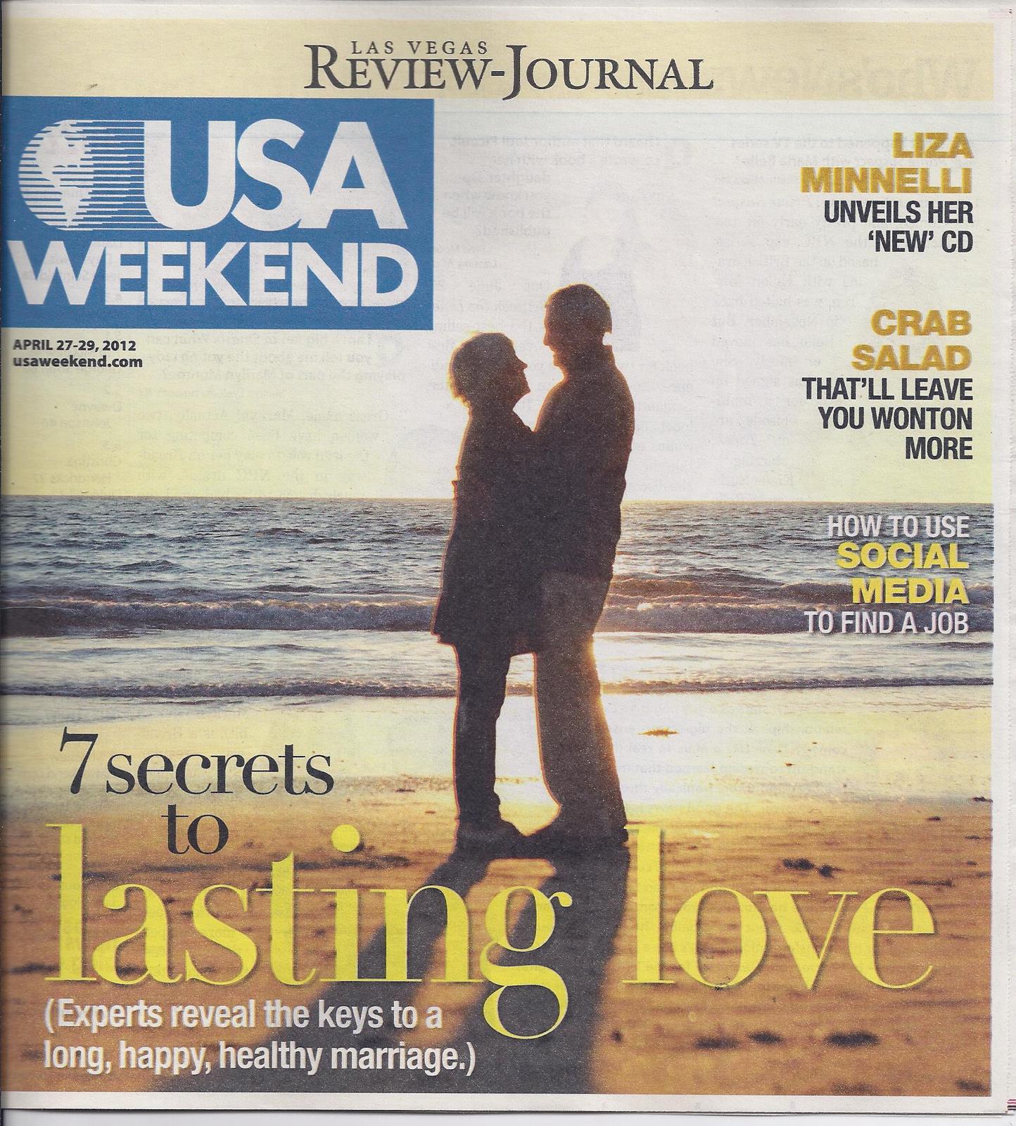 LIZA MINNELLI, Anthony Bourdain, John Cena @ USA WEEKEND APR 2012 ...