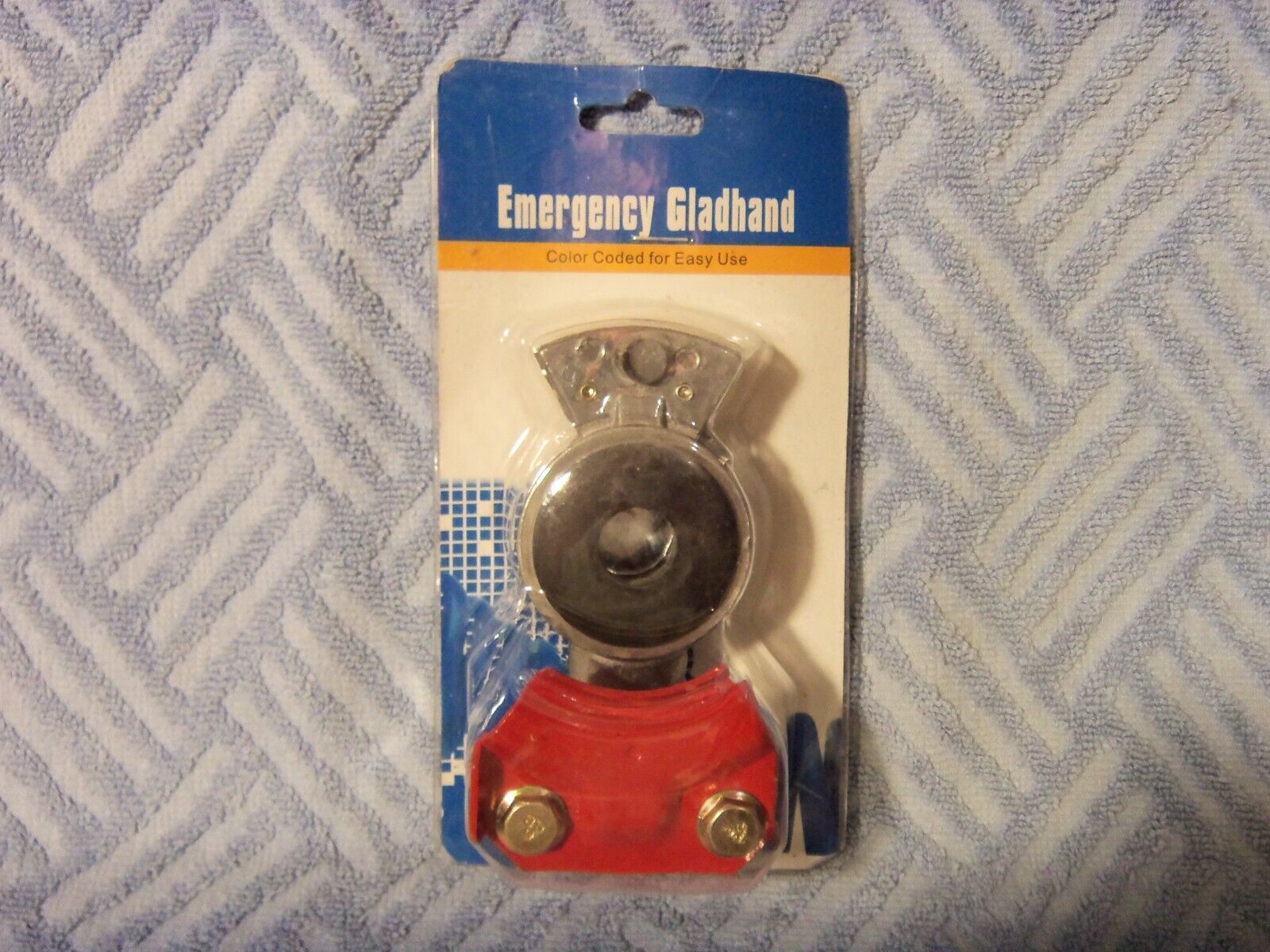 ROAD PRO EMERGENCY GLADHAND COLOR CODED RED ALUMINUM DESIGN / TIGHT ...