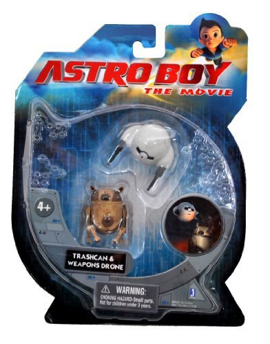 Astro Boy The Movie Series 2 Pack Mini Action Figure - Trashcan and ...