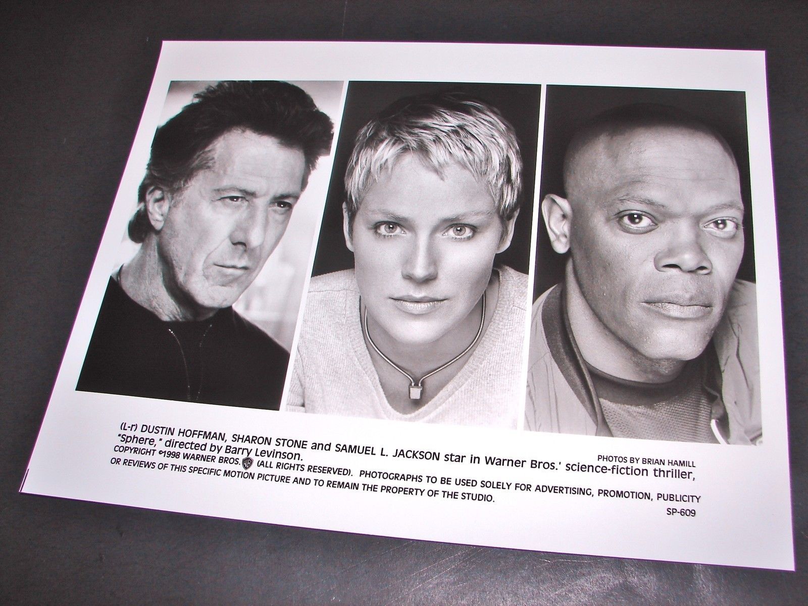 1998 B Levinson Movie SPHERE Photo SAMUEL L. JACKSON Sharon Stone ...