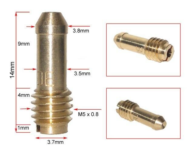 GS450L Jet Kit BASIC Stage 5 GS 450 GS450 L 1983-88 Carb Pilot 50-Main ...