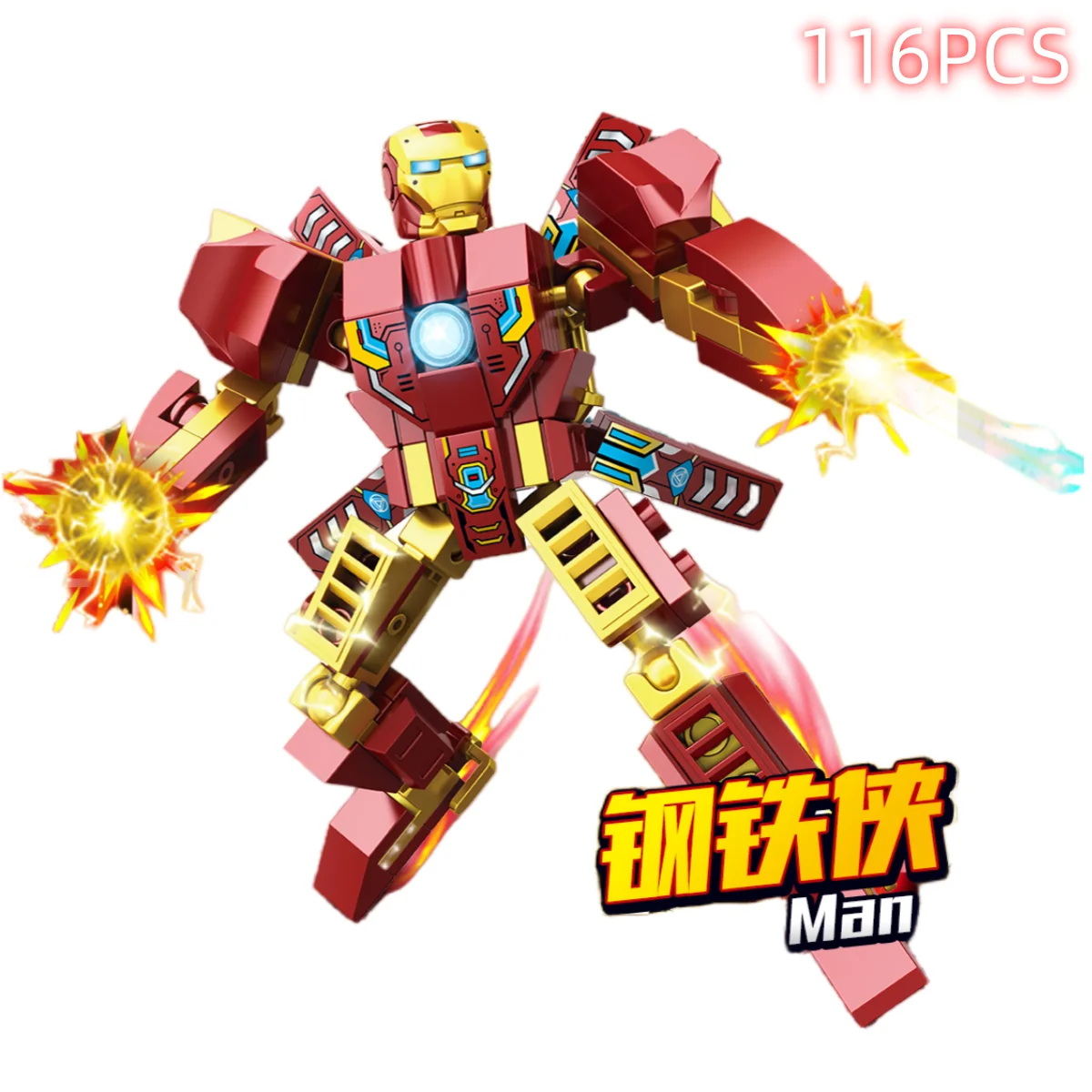 Disney-Inspired Building Blocks: Spiderman, Iron Man, Venom, Deadpool ...