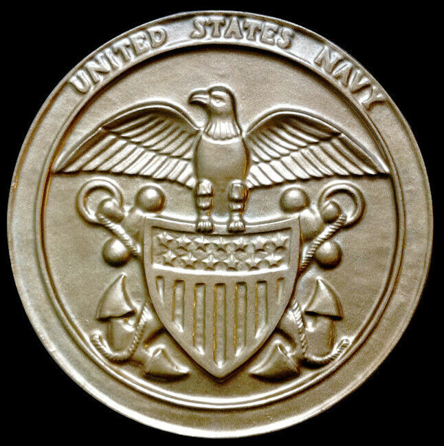 United States Navy Seal Coat of Arms Symbol Logo sculpture relief ...