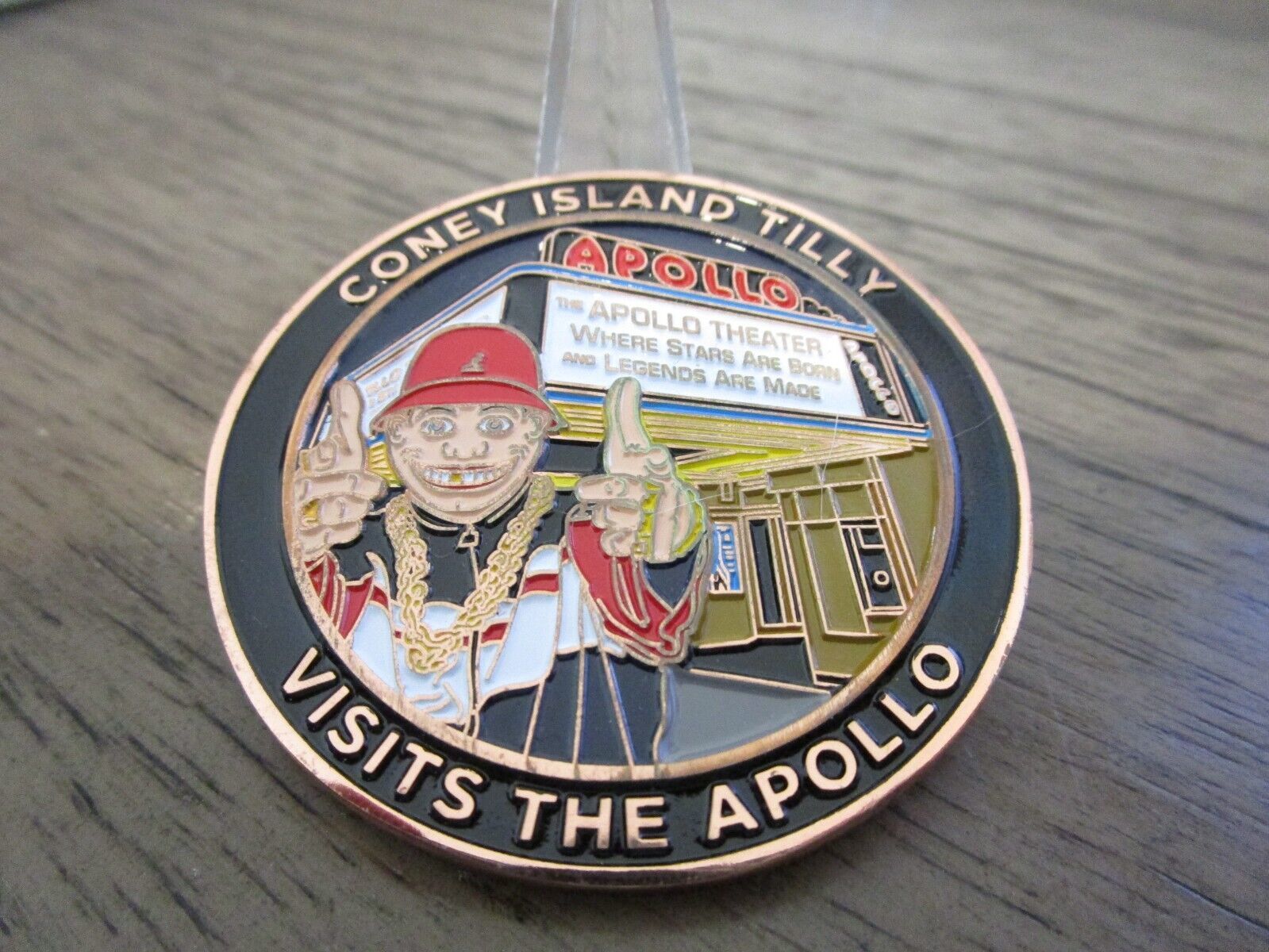 NYPD 60th Precinct Coney Island Tilly Visits The Apollo Challenge Coin ...