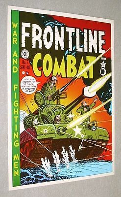 Vintage original EC Comics Frontline Combat 2 war comic book cover ...