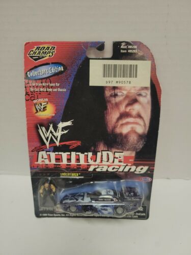 Undertaker WWE WWF Road Champs Attitude Racing 1/64 Die Cast Car New In ...