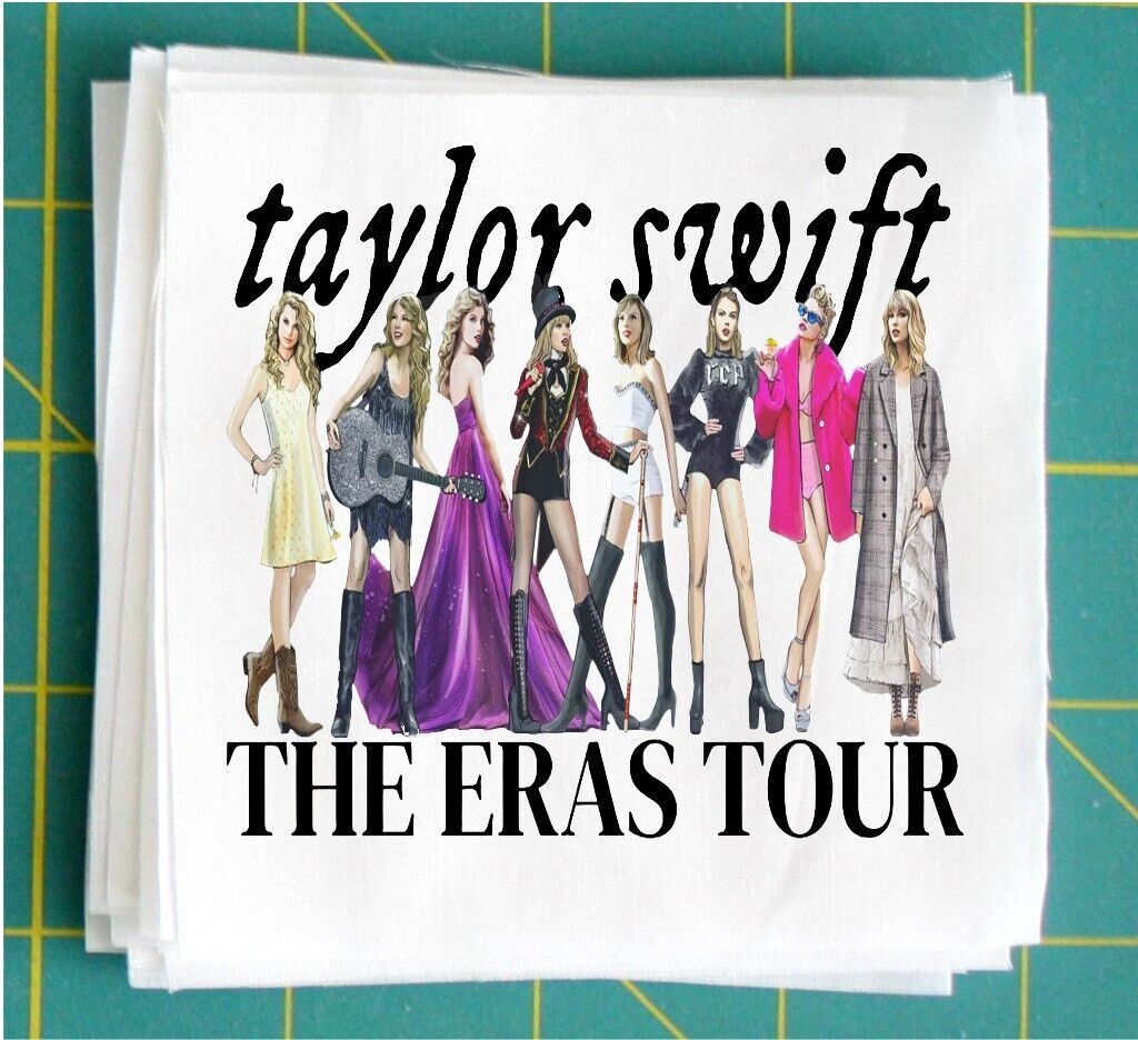 Taylor Swift Eras Fabric Square 8x8 " Quilt Block Panel Sewing Quilting ...