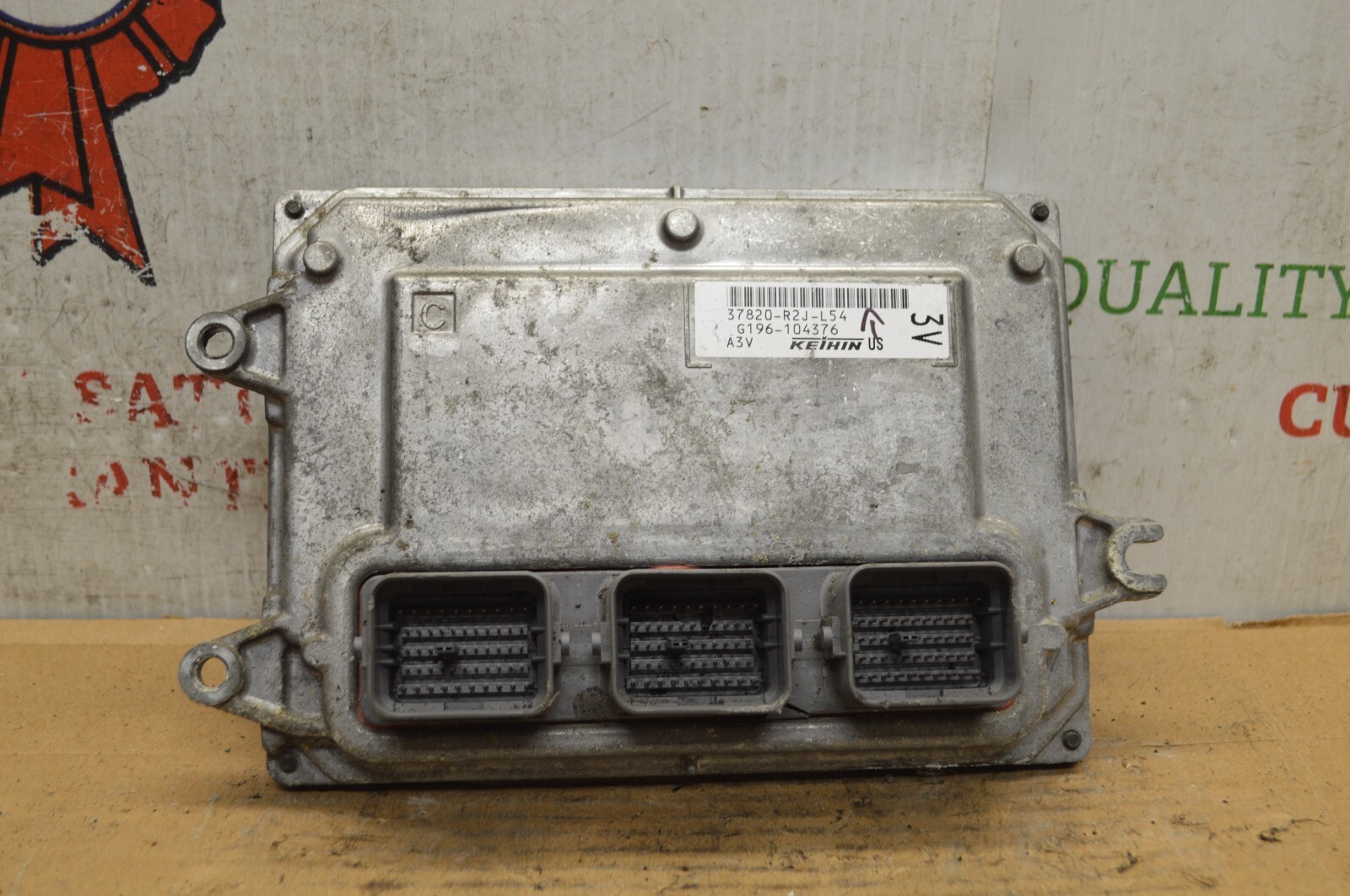 37820R2JL54 Honda Civic 1.8L AT Engine Control Unit ECU 2014-2015 ...