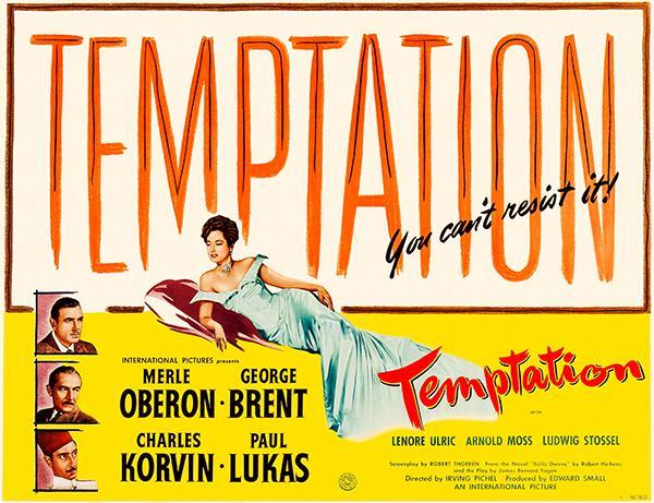 Temptation - 1946 - Movie Poster - Home Décor