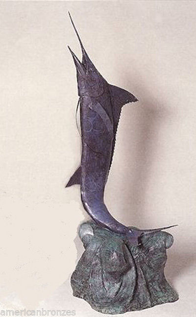 100"H Swordfish Pure Bronze Sculptural Fountain Statue Huge! - Art ...