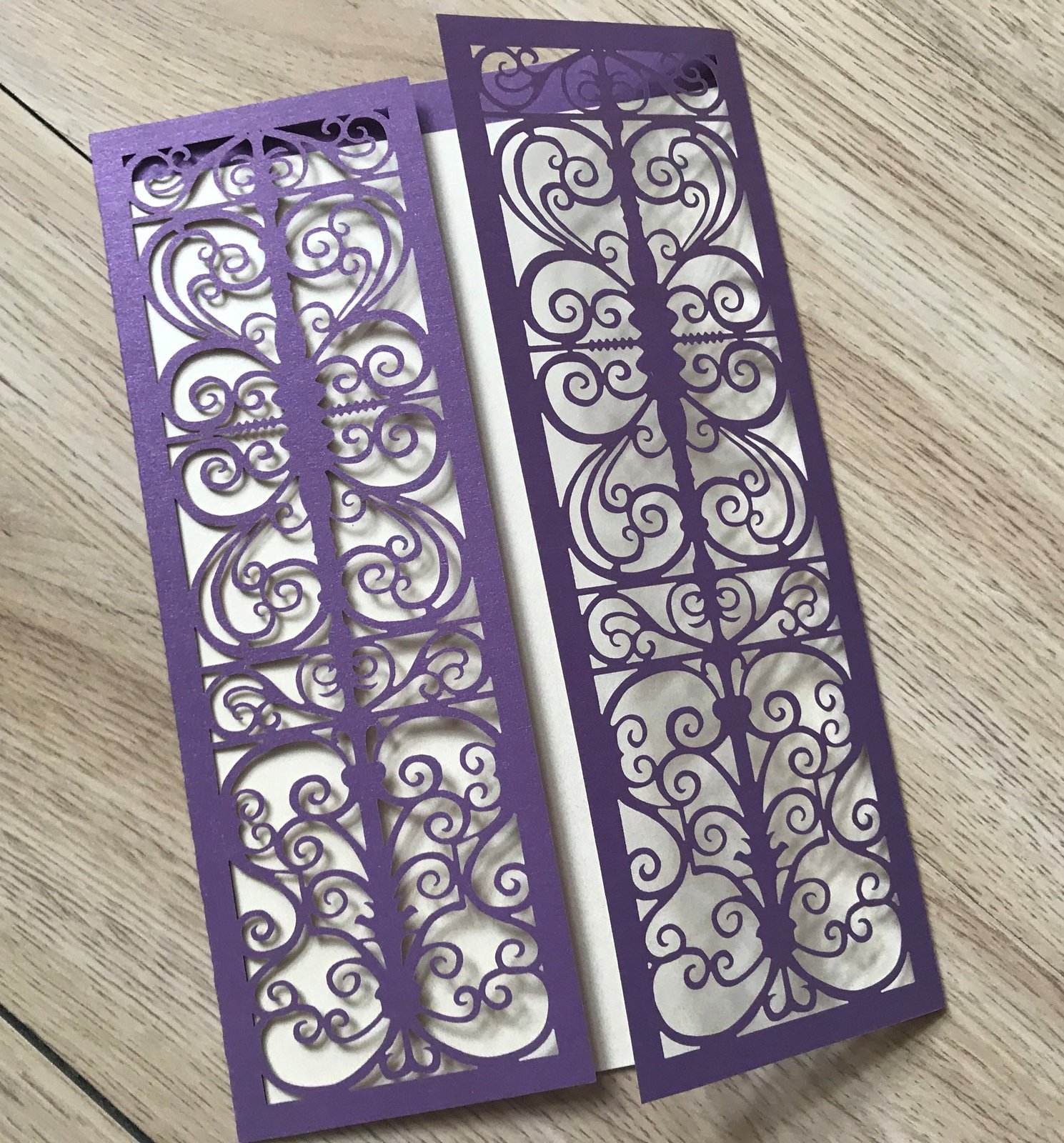 50pcs Pearl custom party invitation,laser cut Invitations,Laser Cut ...