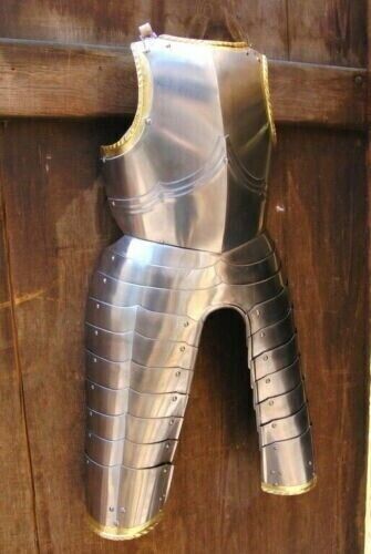 Medieval Knight Gothic Cuirass Chest Plate Armor Breastplate W Tassets ...