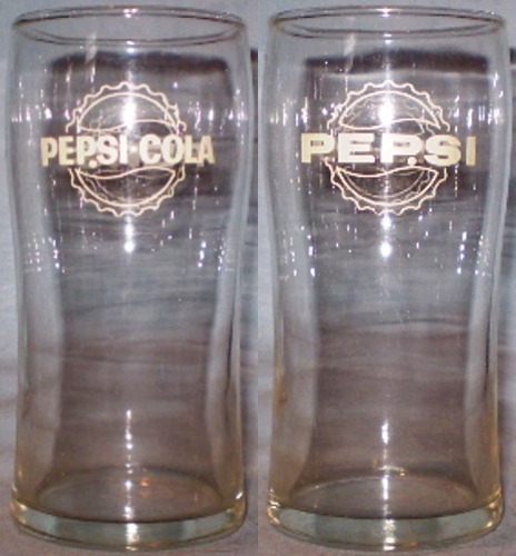 Pepsi Glass White Bottlecap - Promo Glasses