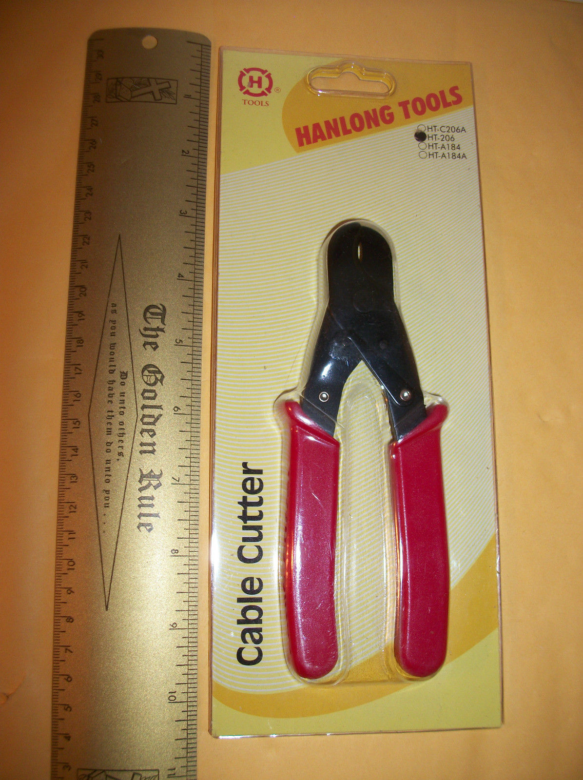 Home Gift Cable Cutter HT-206 Hanlong Coax Tool Round Coaxial Cutting ...