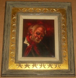 ORIGINAL 1967 ALBERTO CECCONI ITALY PORTRAIT PAINTING - Paintings